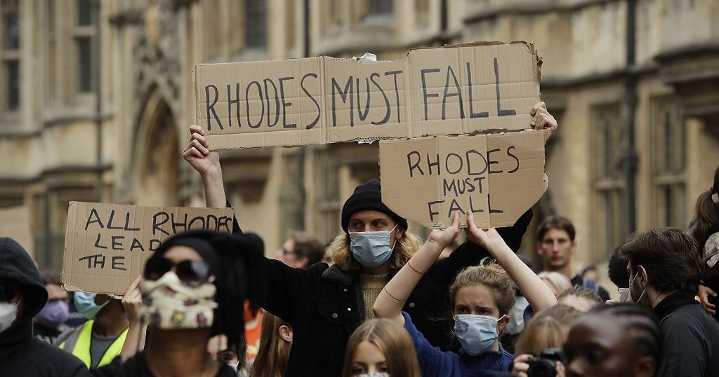 'Decolonize': Protest to remove Oxford statue of Cecil Rhodes heats up ...