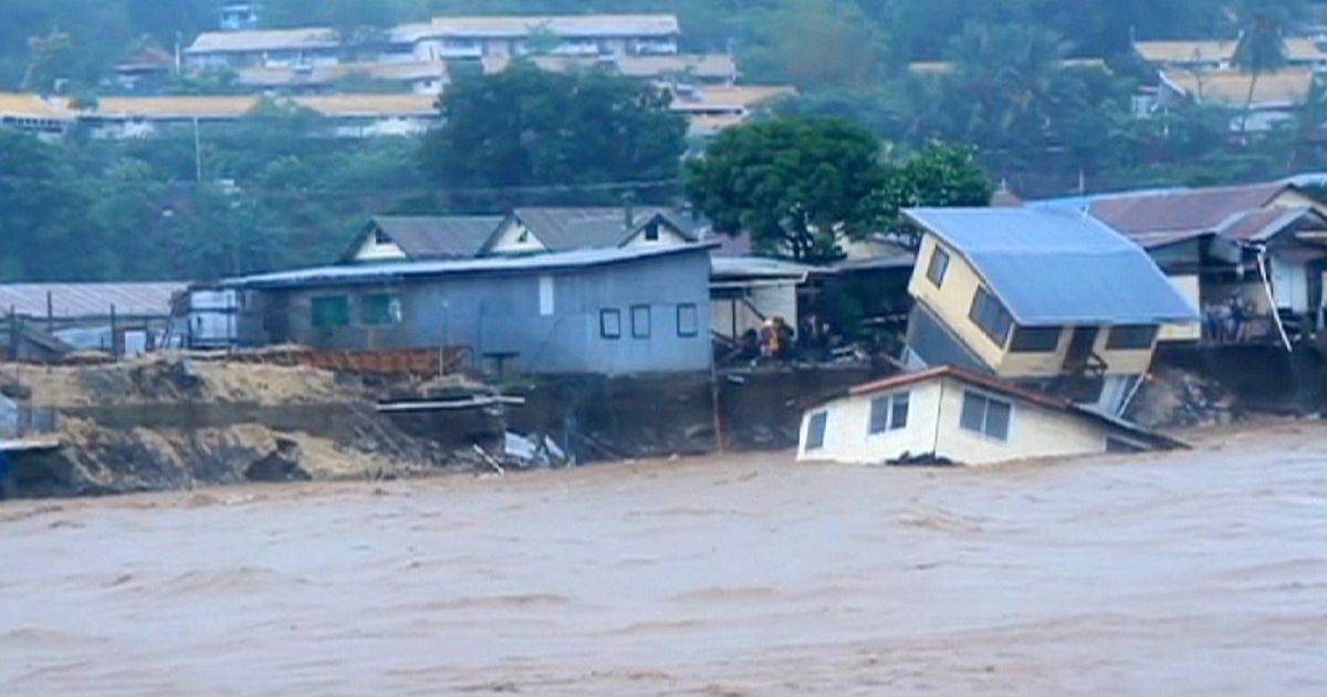 Double disaster as Solomon Islands hit by tropical storm and earthquake ...