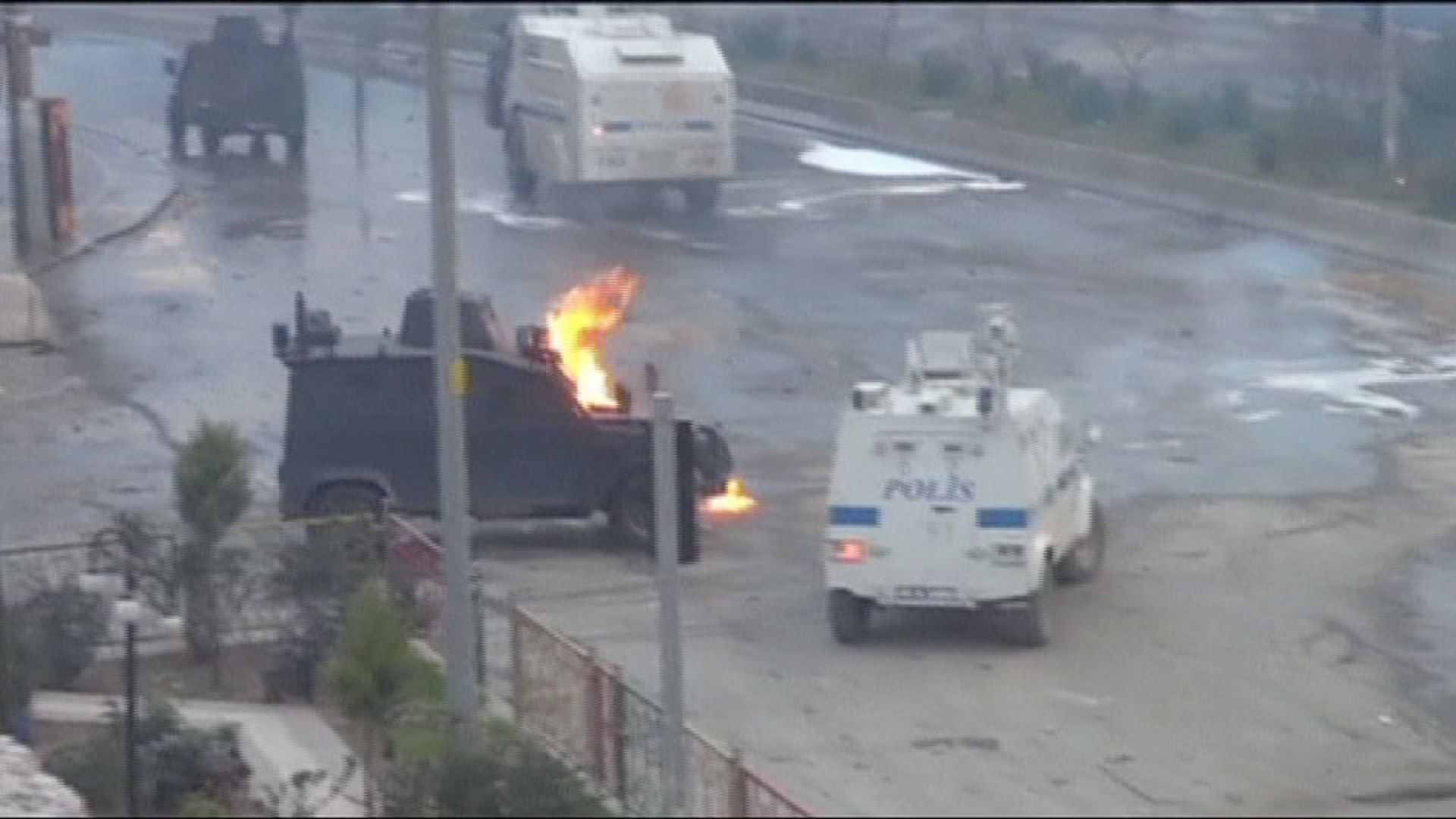 Kurds and Turkish police clash on anniversary of PKK leader's capture ...