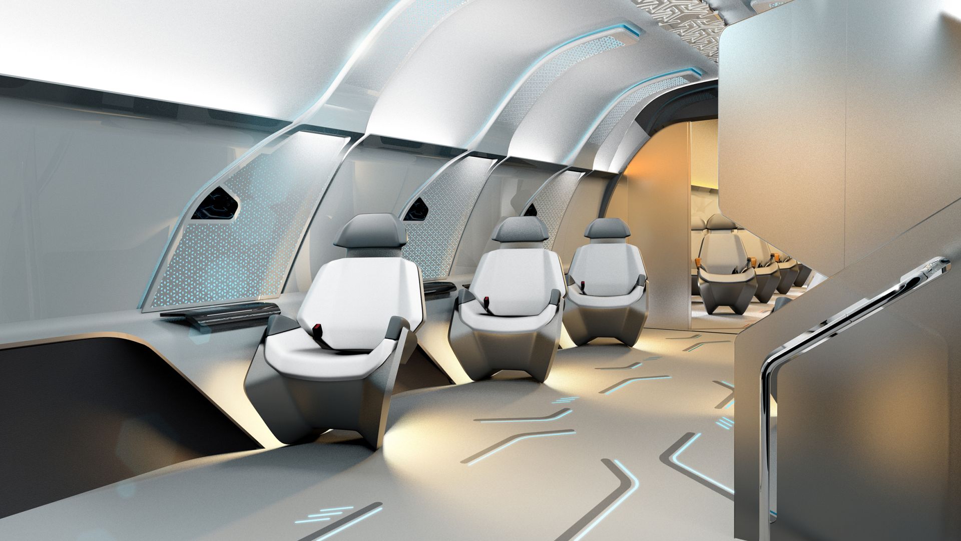 Look inside the cabin of a hyperloop capsule | Euronews