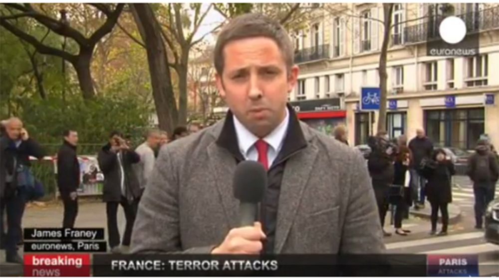 Paris attacks: Euronews correspondent James Franey is outside Bataclan