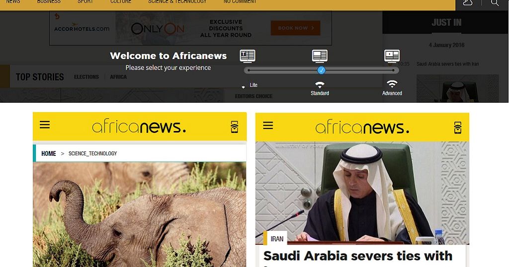 Africanews launches website on Monday | Africanews