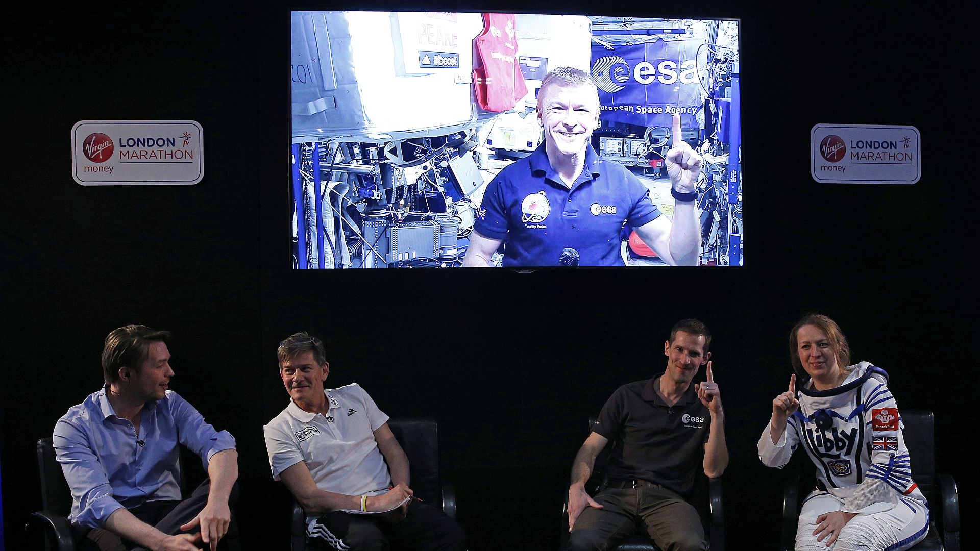 Video. Astronaut Tim Peake 'runs' the London Marathon in space | Euronews