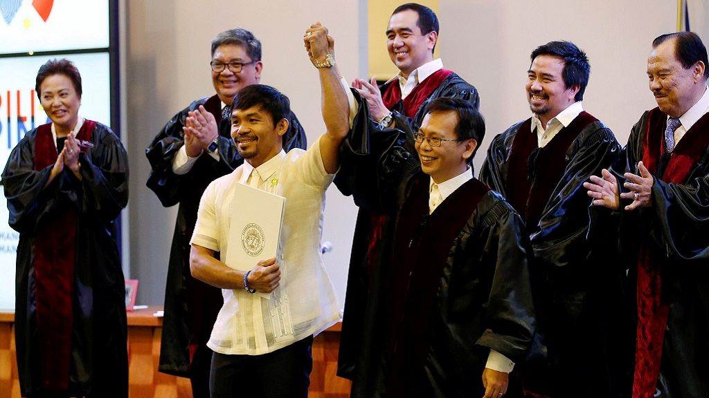 Manny Pacquiao officially elected as Philippines senator | Africanews