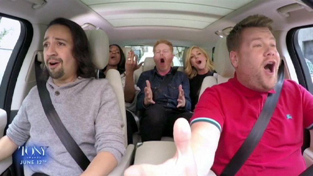 VIDEO : Carpool Karaoke with James Corden | Euronews