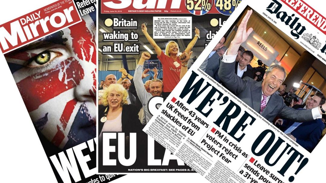 Newspaper covers :A timeline | Euronews