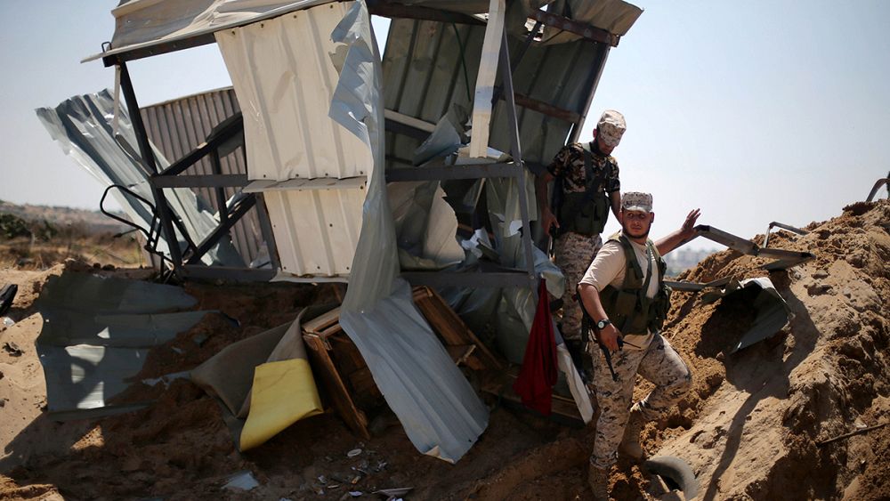 Multiple Israeli air strikes hit Gaza Strip after Palestinian rocket ...