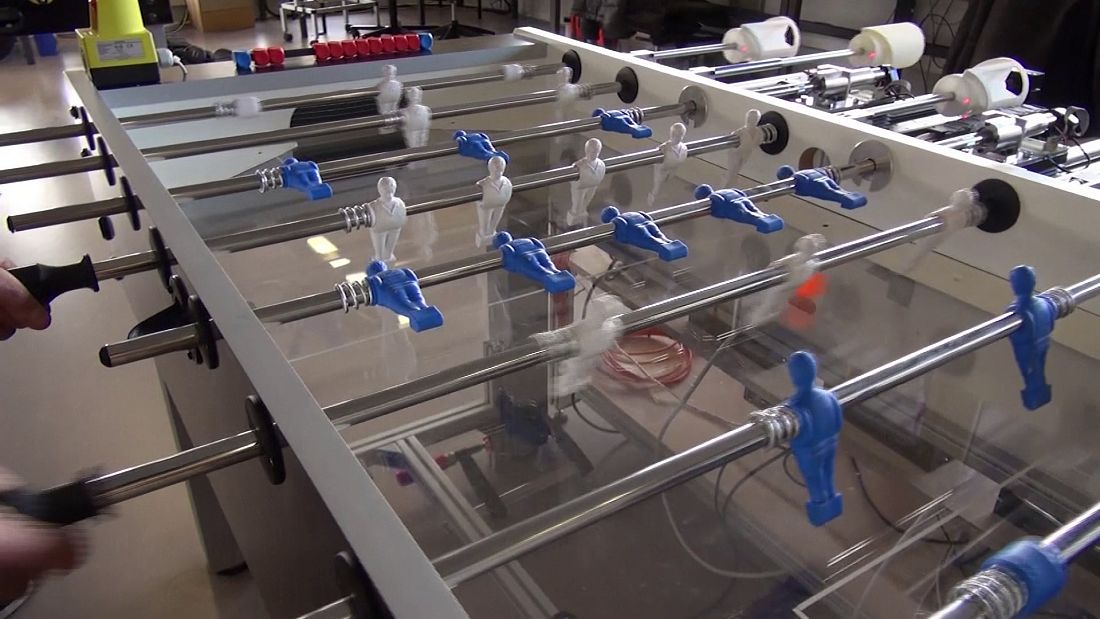 Robot can beat you at table football | Euronews