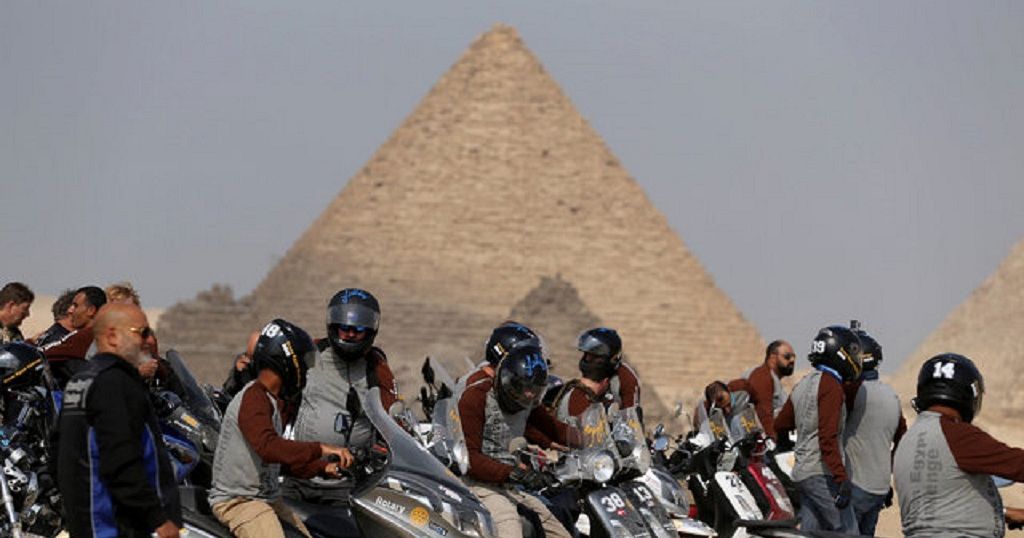 Egypt motorcycle rally ends at pyramids | Africanews