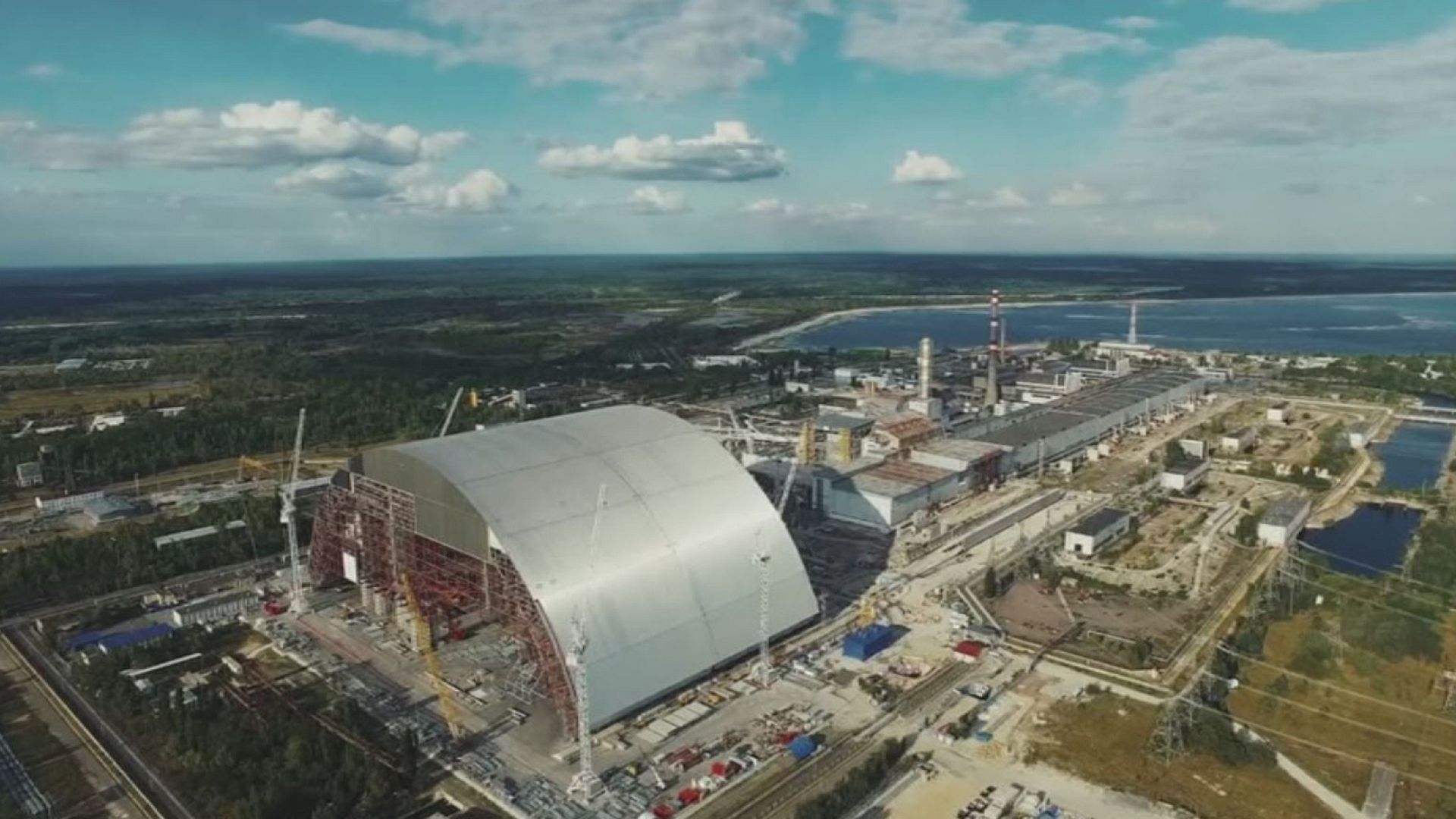 Chernobyl's new shelter moves slowly into place | Euronews