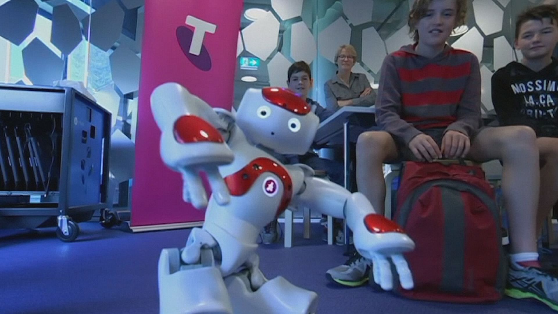 Classroom robots prepare pupils for high-tech industry | Euronews