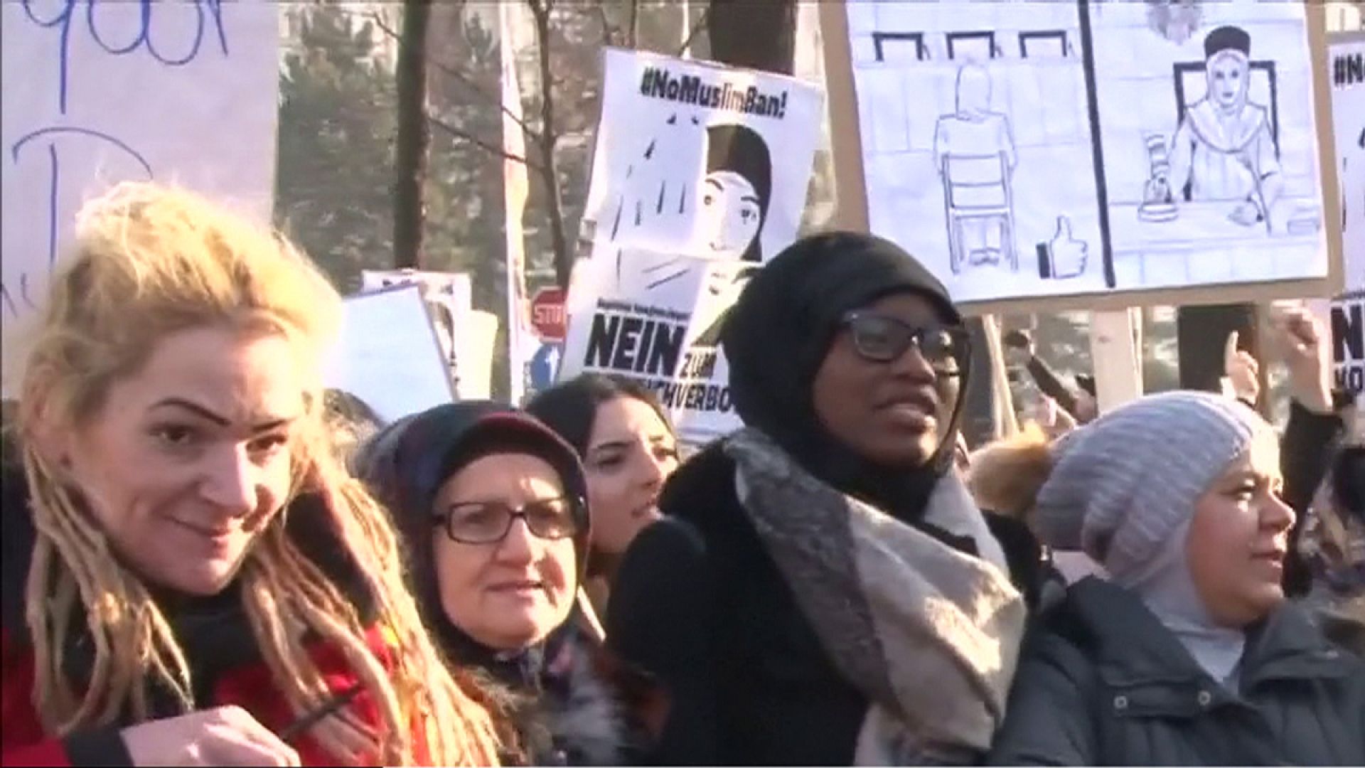 Video. Austria : veil ban protest | Euronews