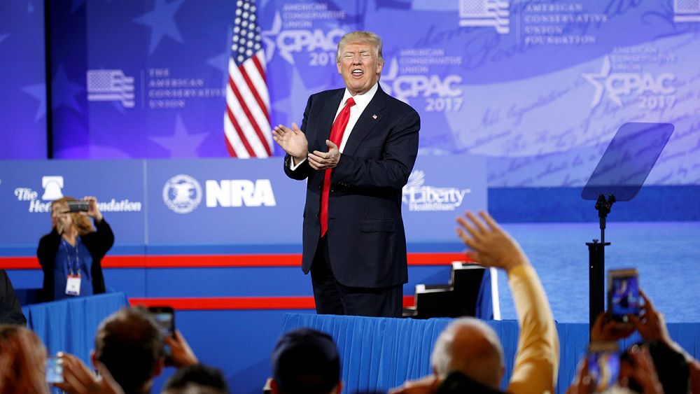 Donald Trump presses all the CPAC crowd's hot Republican buttons | Euronews