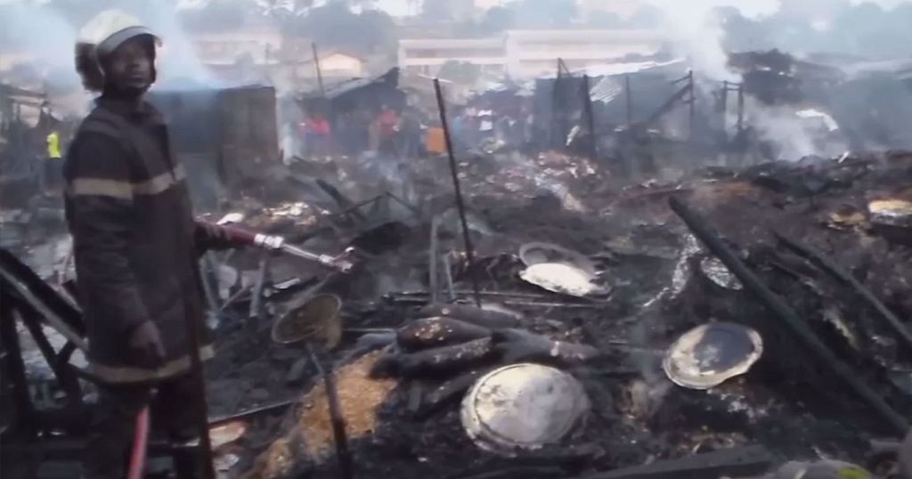 Cameroon: Fire razes down Bamenda food market | Africanews