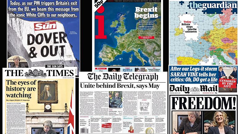 The Brexit headlines we'll remember in years to come | Euronews