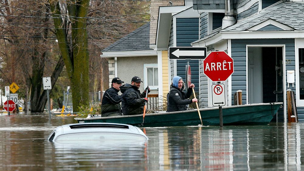 VIDÉO : Inondations monstres au Québec | Euronews
