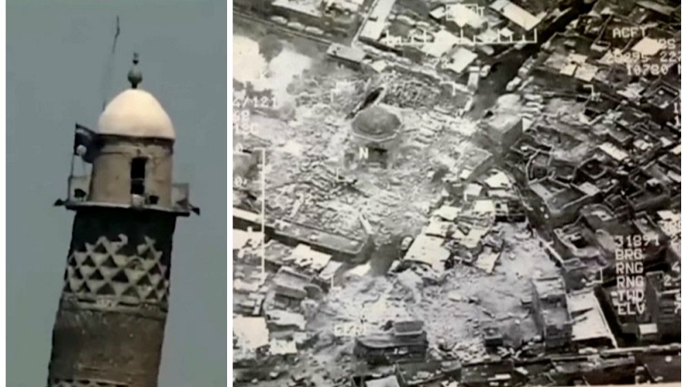 Mosul: iconic mosque 'blown up' by ISIL, says Iraq military | Euronews