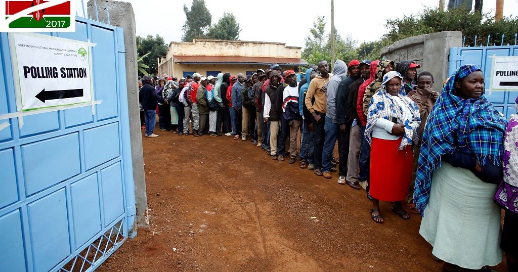 Thousands turn up at polling stations to vote for Kenya's next leader ...