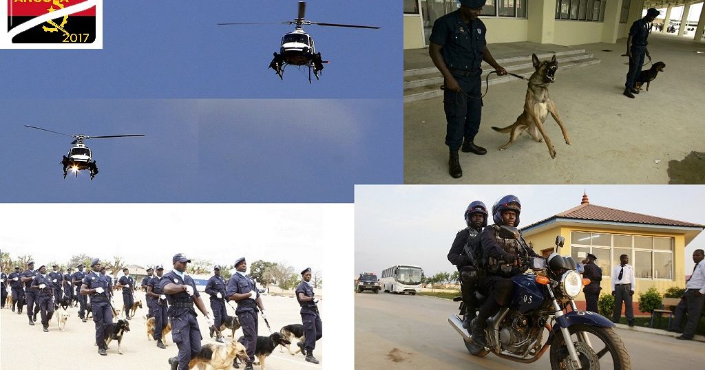 Angola: 120,000 security personnel, helicopters, dogs and horses ...