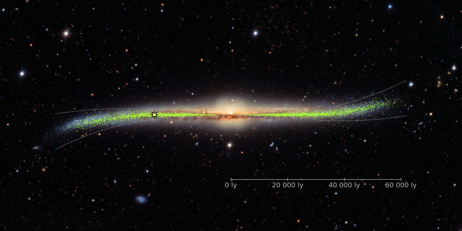 New study shows our home galaxy is 'shaped like a Pringle' | Euronews