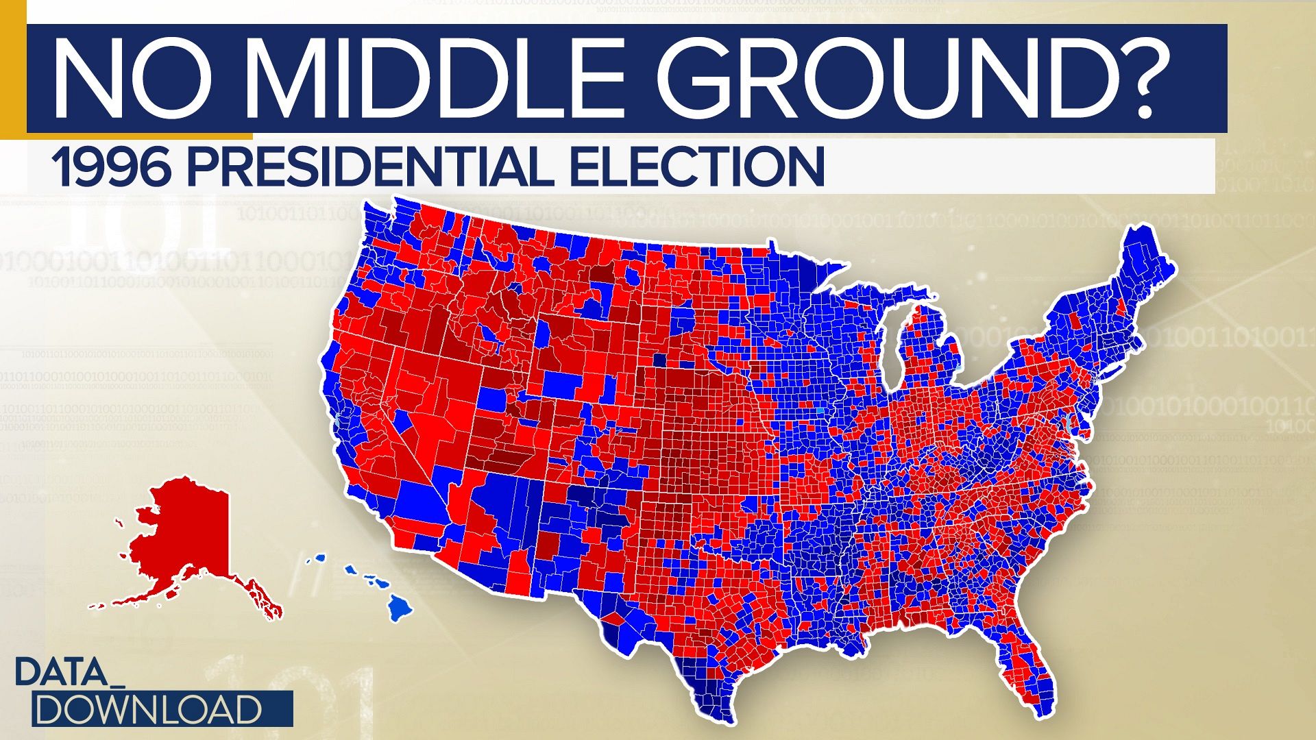 Map: "Middle ground" America is disappearing | Euronews