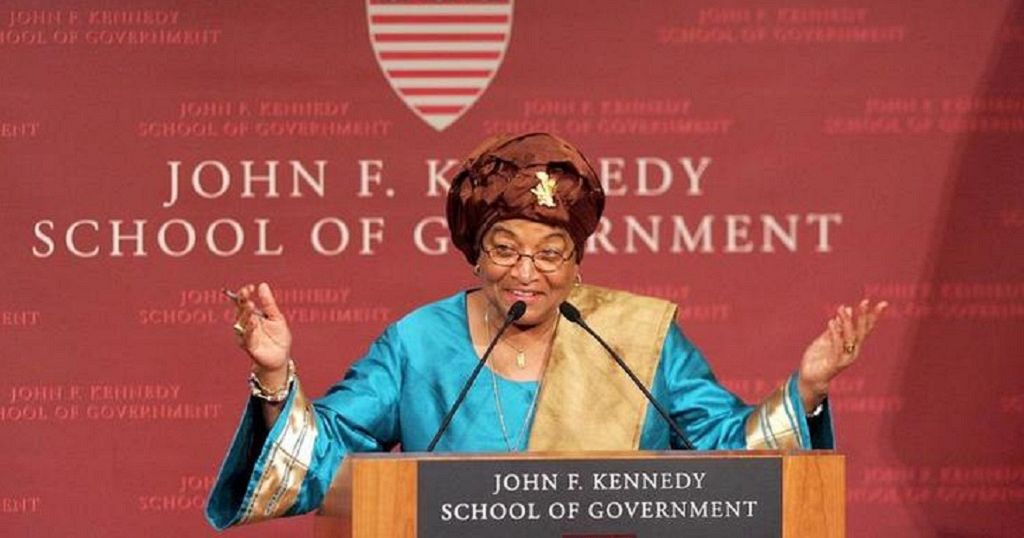 [Photos] Africa's first female president: Liberia's Ellen Johnson ...