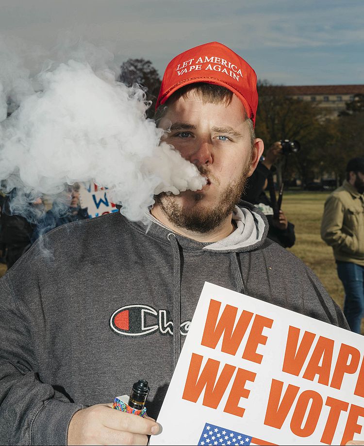Could Trump's re-election go up in a puff of smoke? Vapers say watch ...