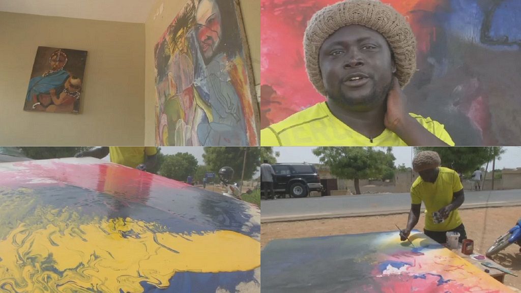 Senegalese artist questions cultural identity in his works for Dak'Art ...