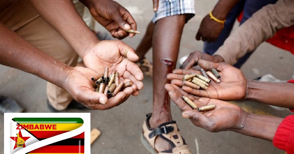 Photos: Zimbabwe's peace is broken as opposition protests election ...