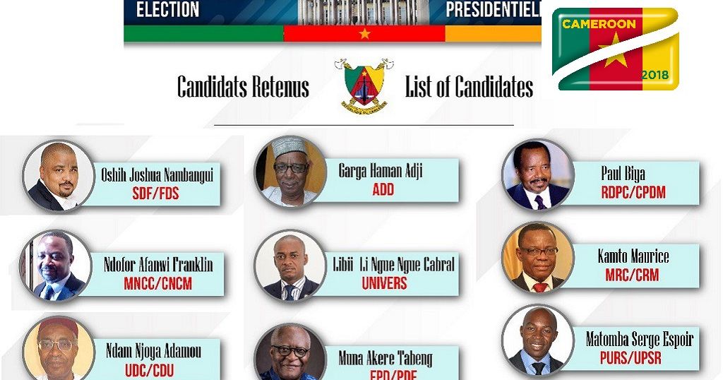 Cameroon's ELECAM clears Biya, eight others for October 7 polls ...