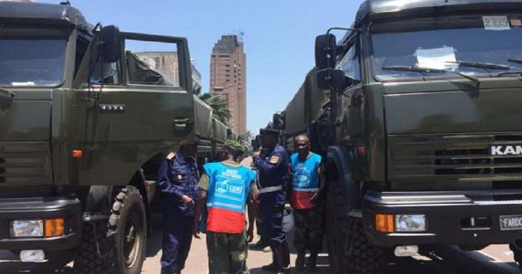 DRC govt supplies poll logistics: lorries, planes and helicopters ...