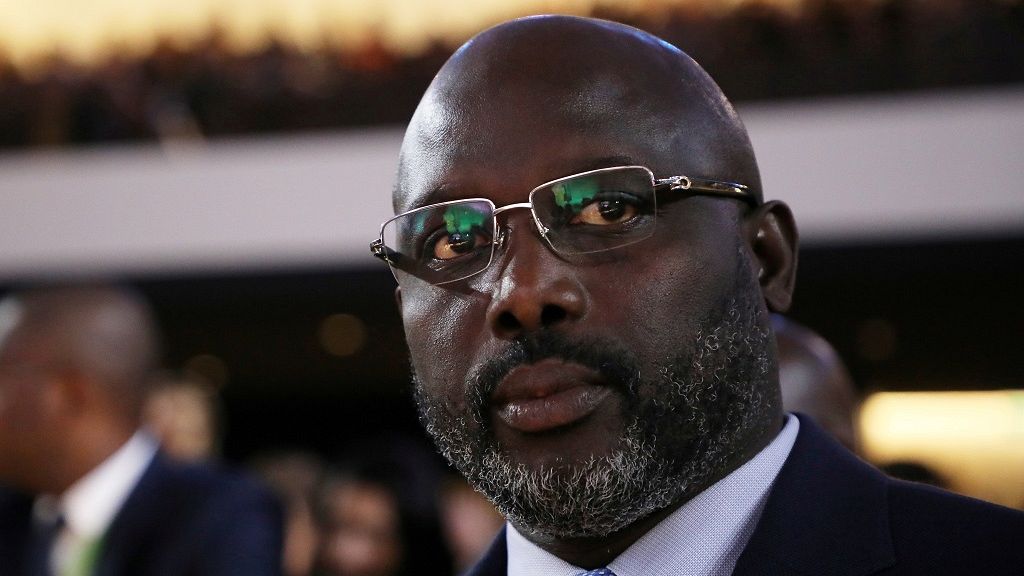 Liberia president defends one-year record, despite opposition attacks ...