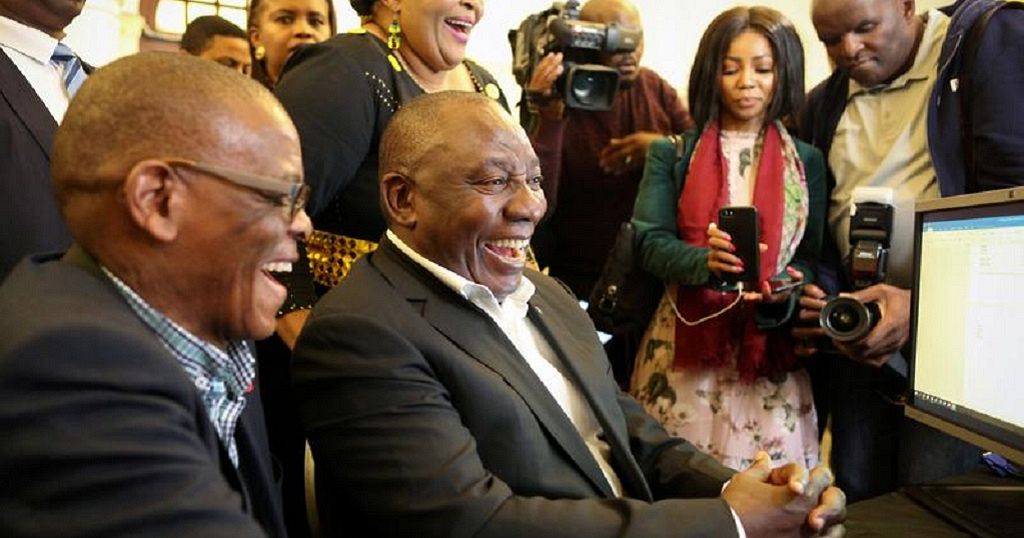 South Africa president registers as MP, promises all-inclusive cabinet ...