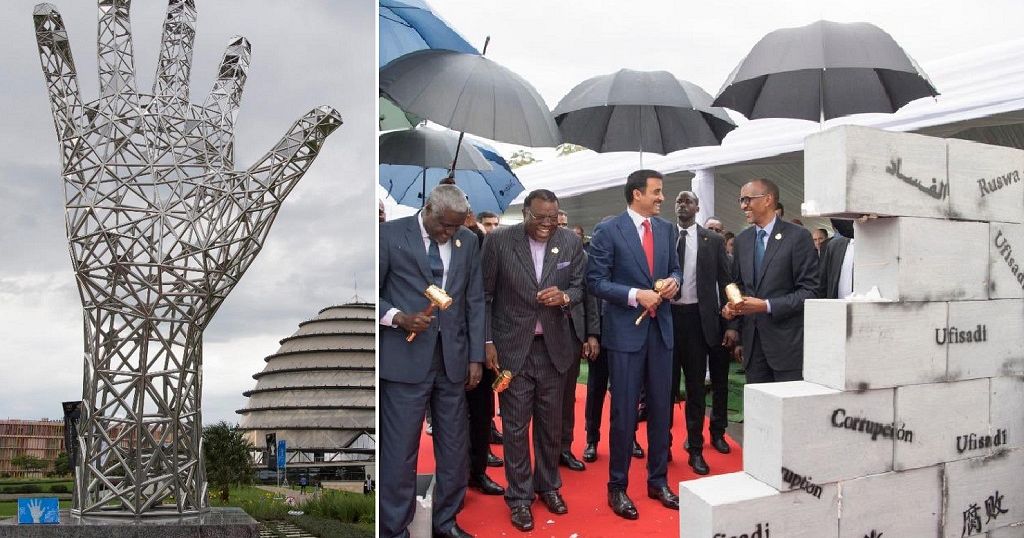 Qatar Emir, others join Rwanda unveil iconic anti-corruption monument ...