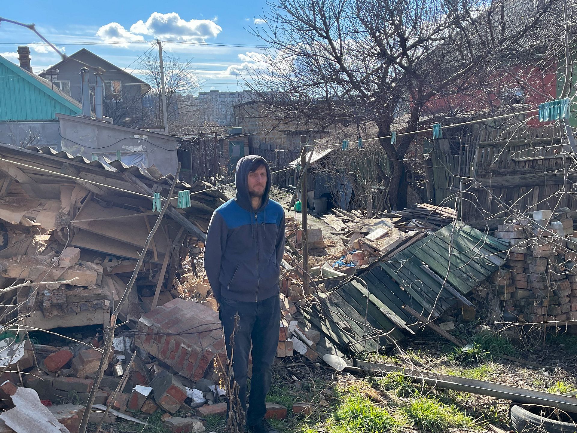 In pictures: Kherson residents speak about life under constant shelling ...