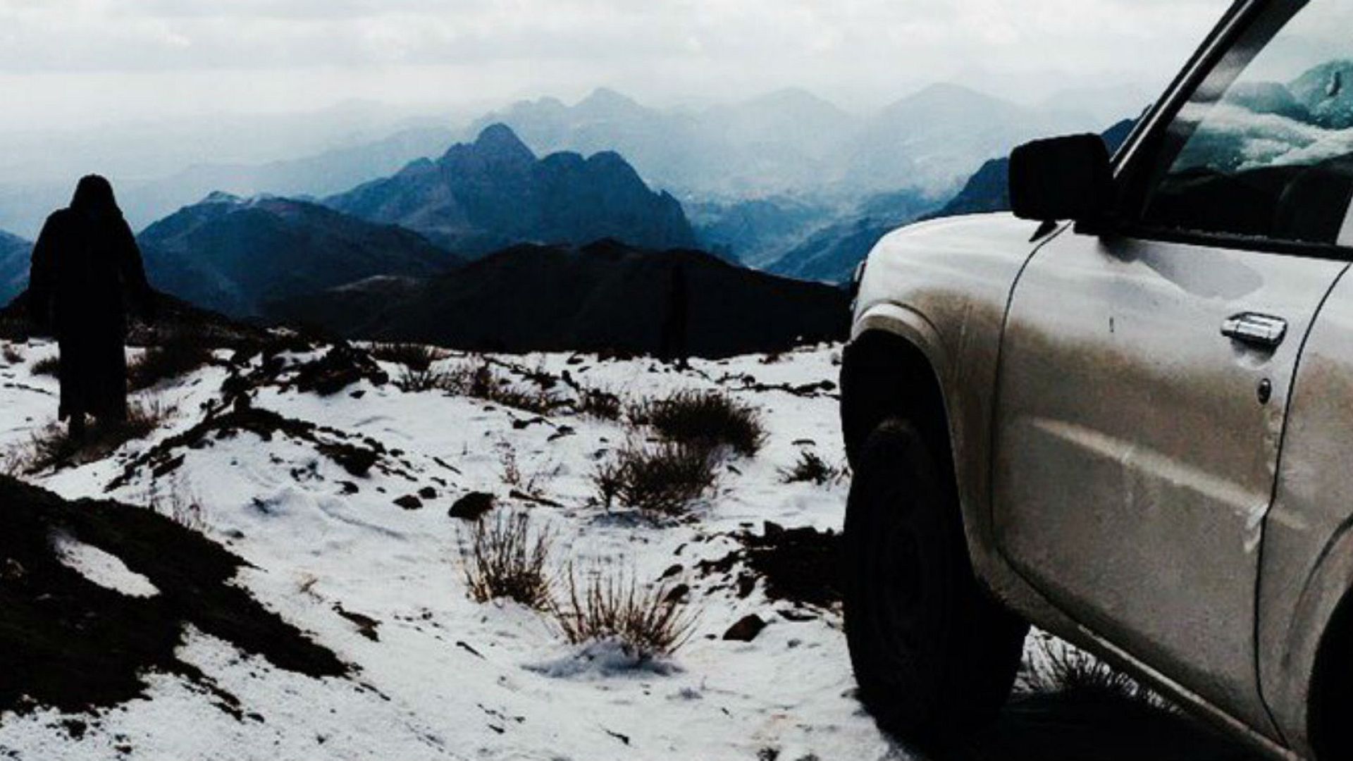 Unusual snowfall blankets Saudi Arabia's Tabuk region | Euronews