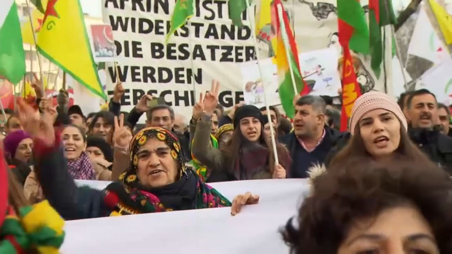 Pro-Kurdish demonstration in Germany | Euronews