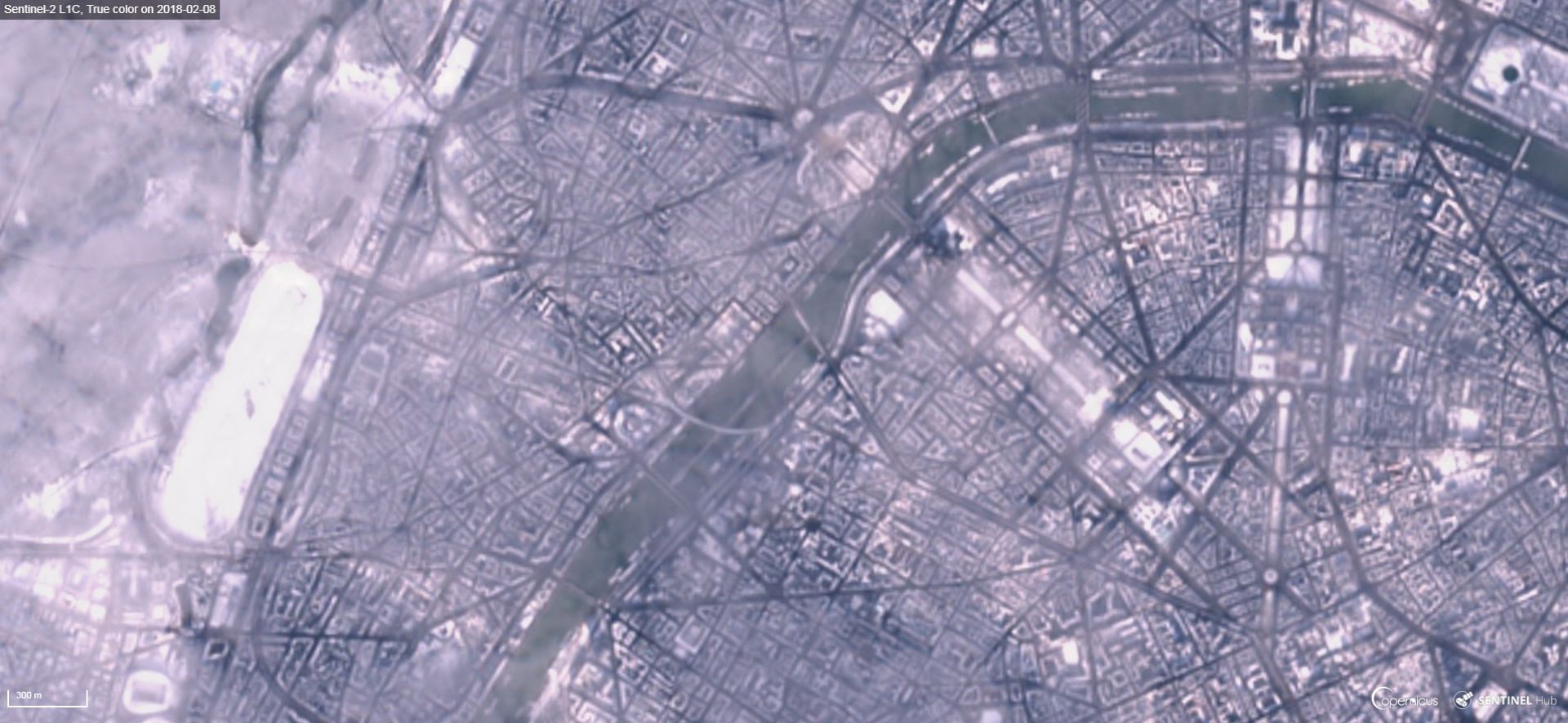 Paris snow seen from outer space | Euronews