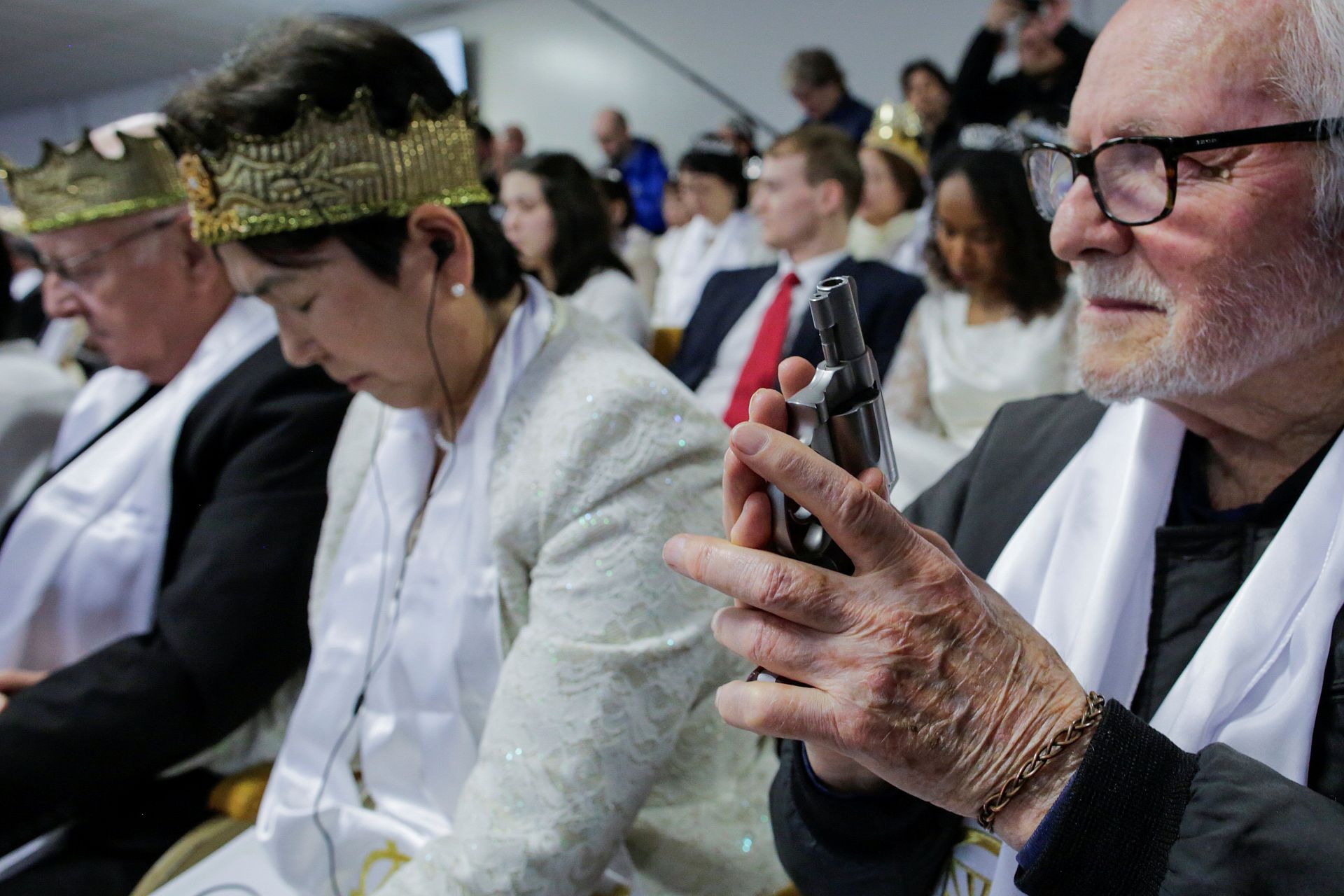 US church holds blessing ceremony for couples with AR-15 rifles | Euronews