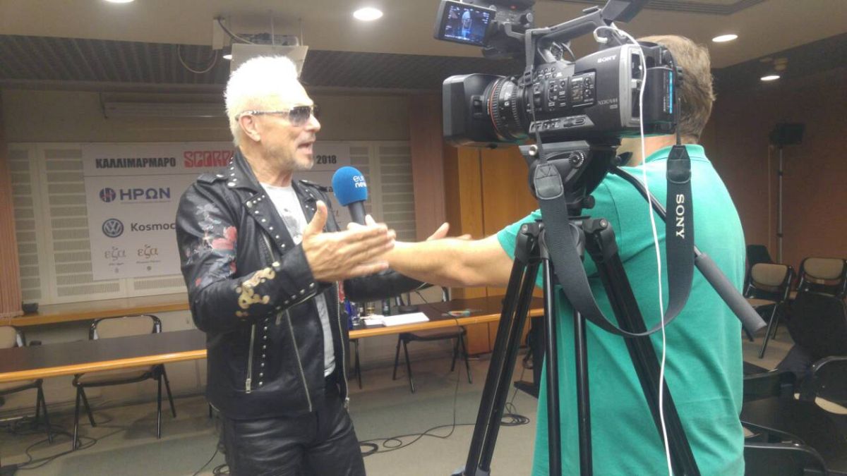 Οι Scorpions στο euronews - Τι λέει ο «θρυλικός» Ρούντολφ Σένκερ