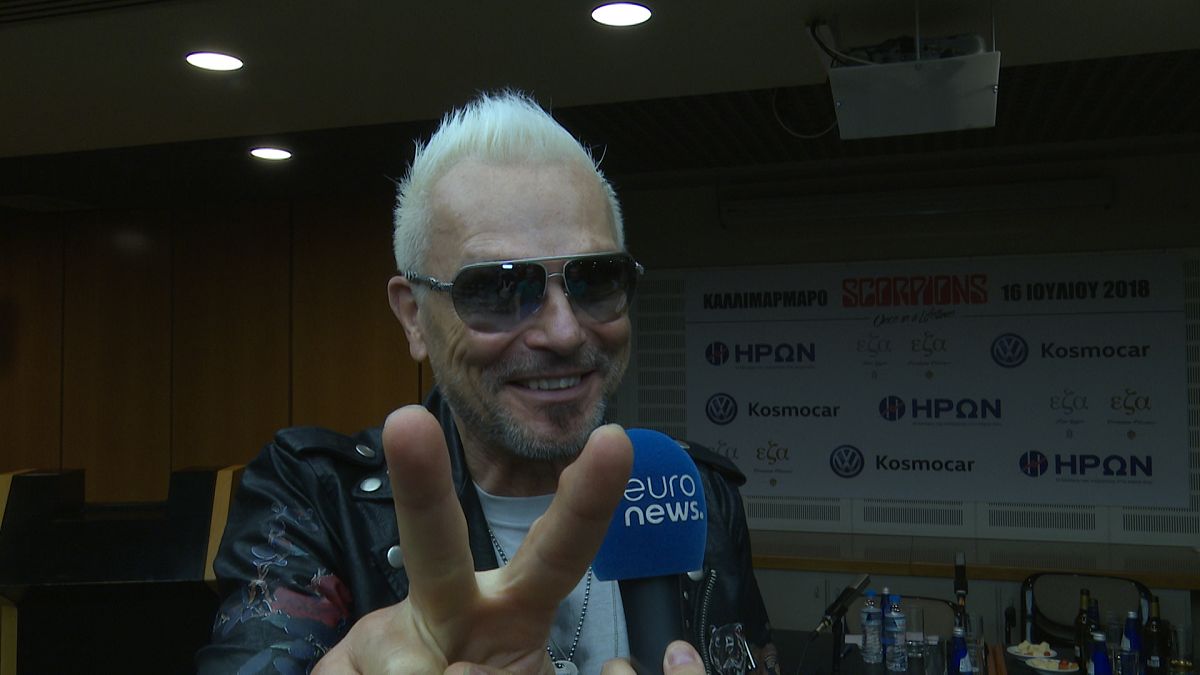Οι Scorpions στο euronews - Τι λέει ο «θρυλικός» Ρούντολφ Σένκερ