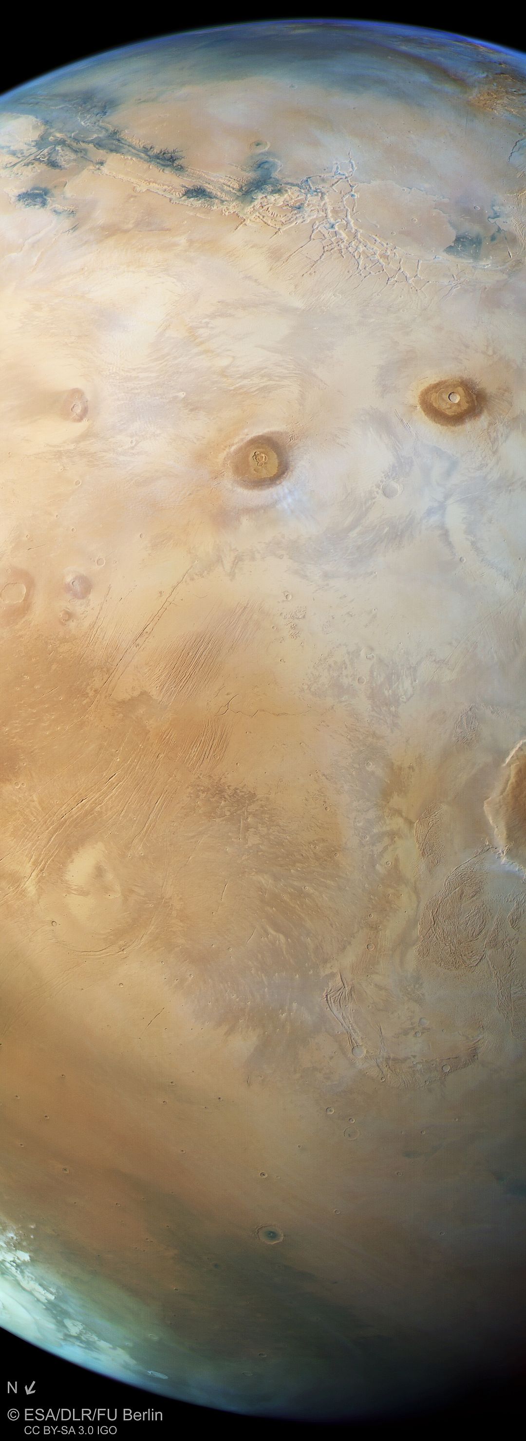Planet Mars viewed from pole to pole with striking detail | Euronews