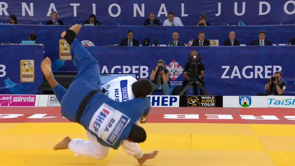 Judo Grand Prix in Zagreb: Georgiens Tushishvili kämpft sich Ippon für ...