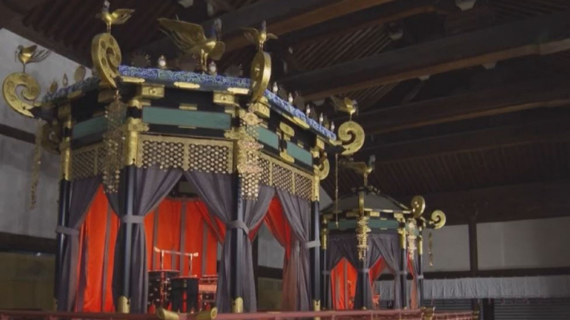 Watch: Century-old throne refurbished ahead of Japanese enthronement ...