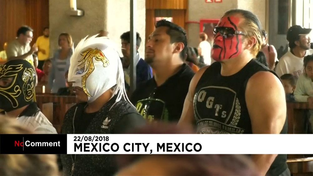 VIDÉO : Le pèlerinage des catcheurs mexicains | Euronews