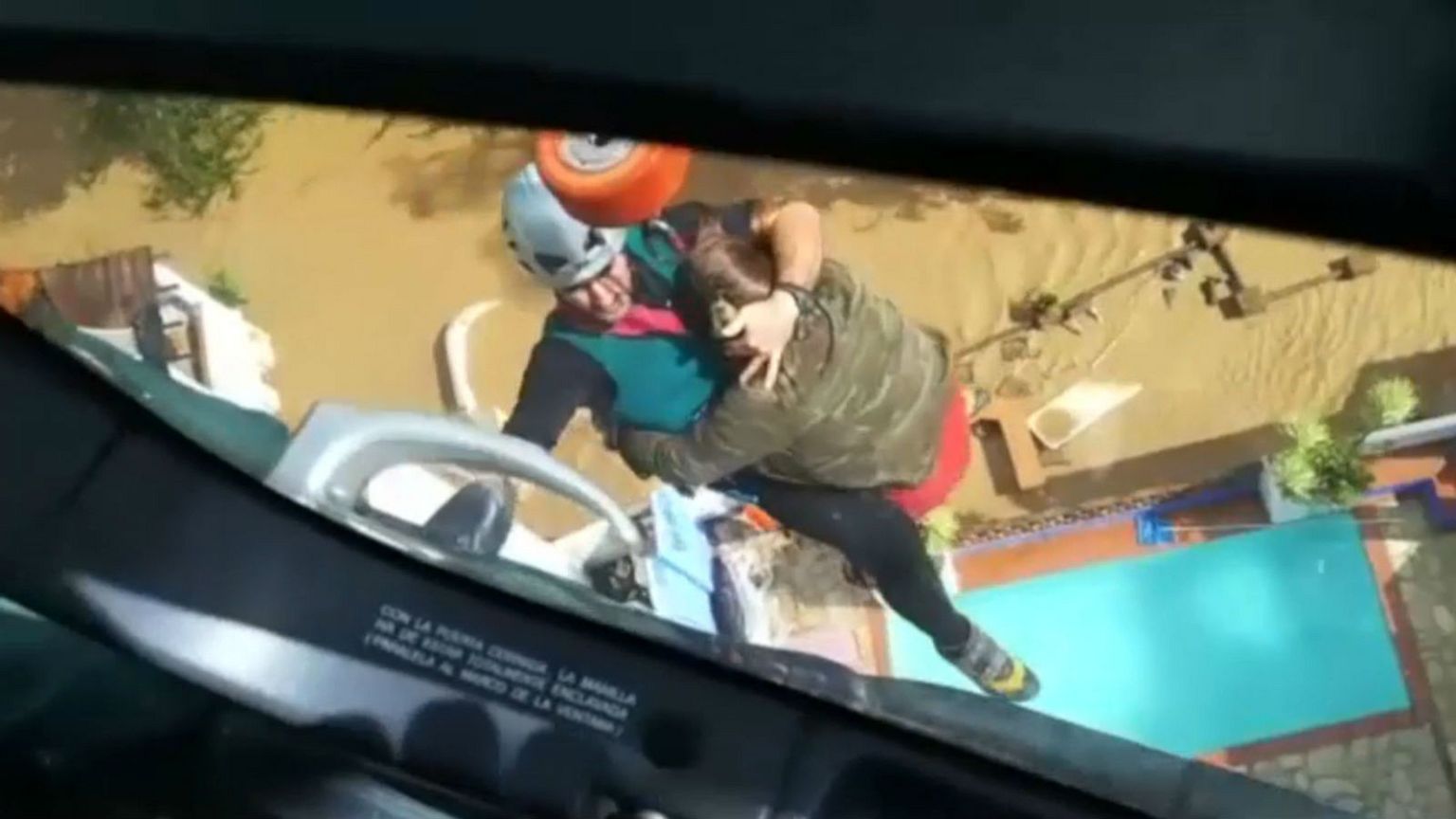 Watch: Stranded residents airlifted to safety after Malaga flash floods ...