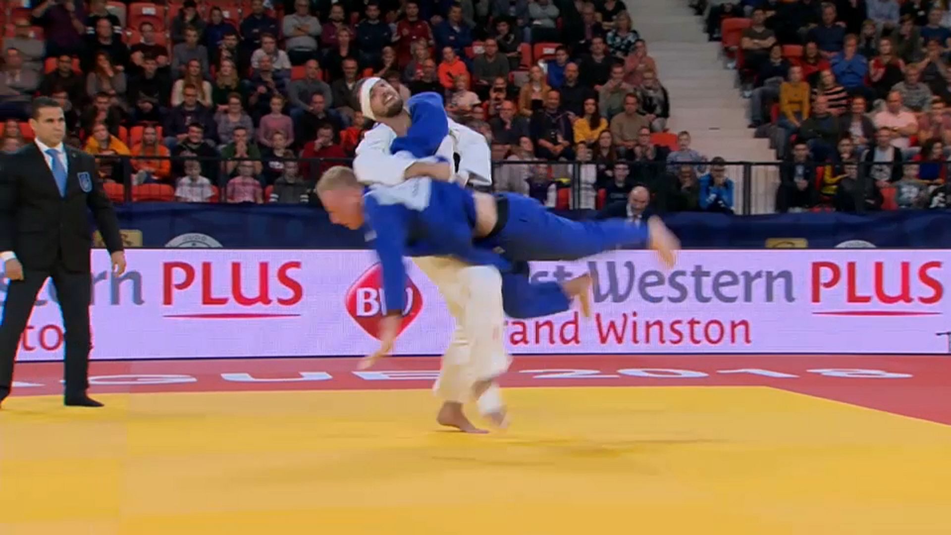 Fancy footwork and flying finishes on Day 2 of Hague Judo Grand Prix ...