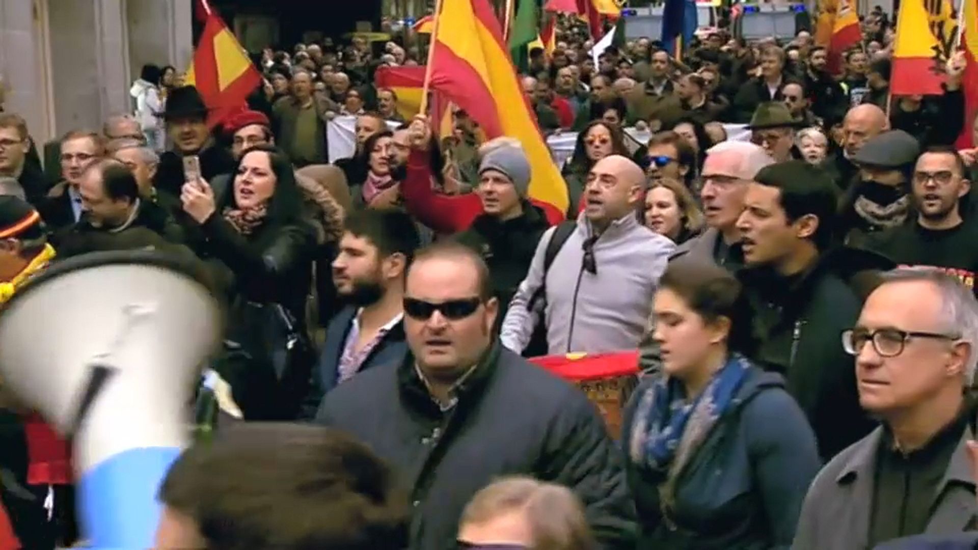 Femen stage anti-fascist protest on Franco anniversary | Euronews