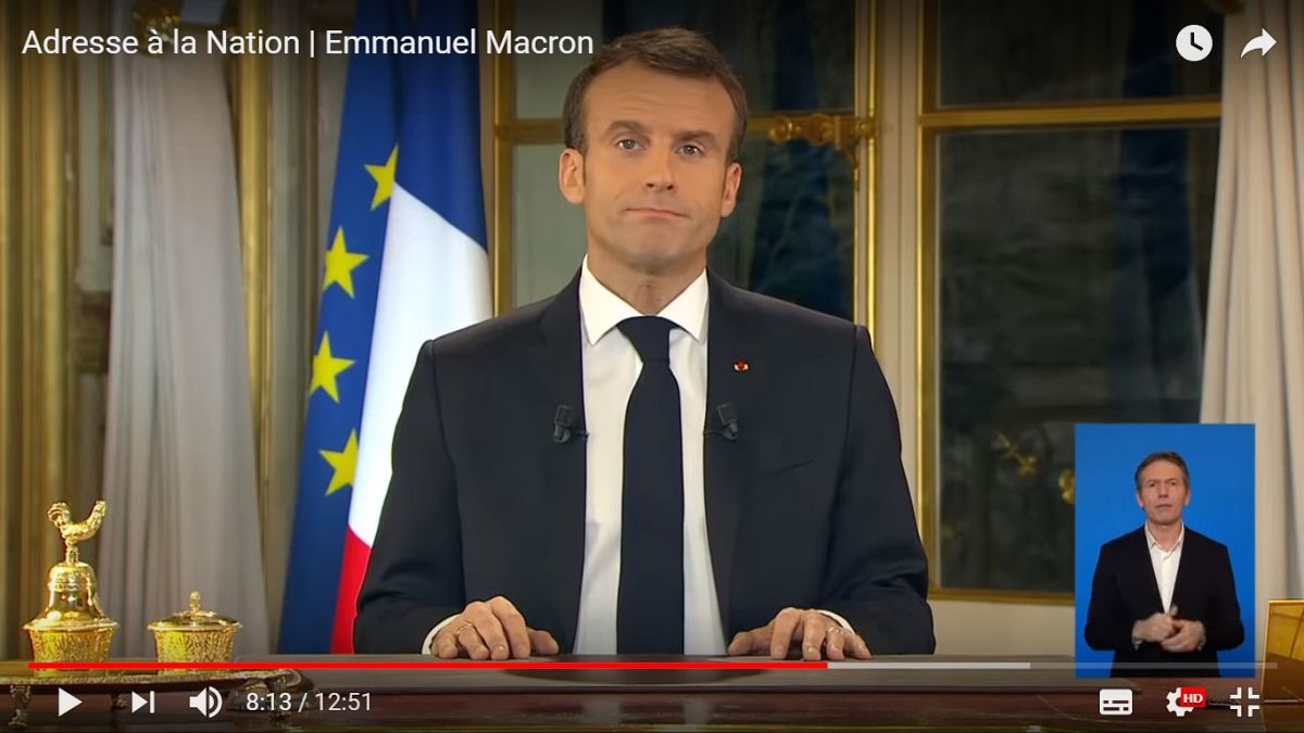 What does Macron's body language tell us about his TV address? | Euronews