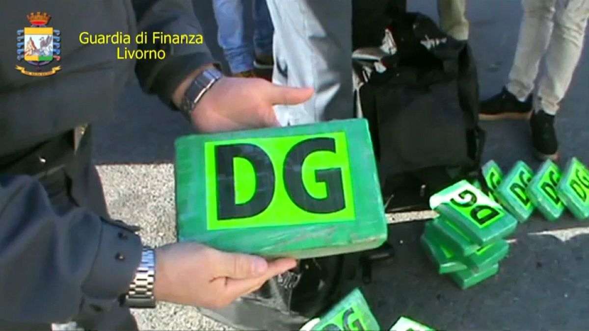 Two tonnes of cocaine seized in Italy's biggest narcotics bust for 25 ...